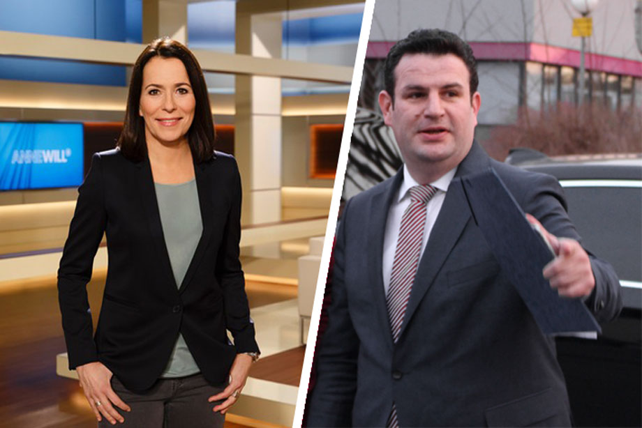 Thema Hartz IV: Hubertus Heil (SPD) zu Gast bei Anne Will ...