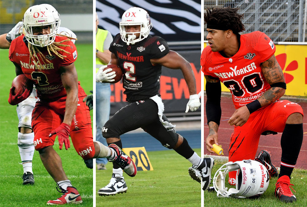 New Yorker Lions: Jamal White, Basil Jackson und Christopher McClendon ...