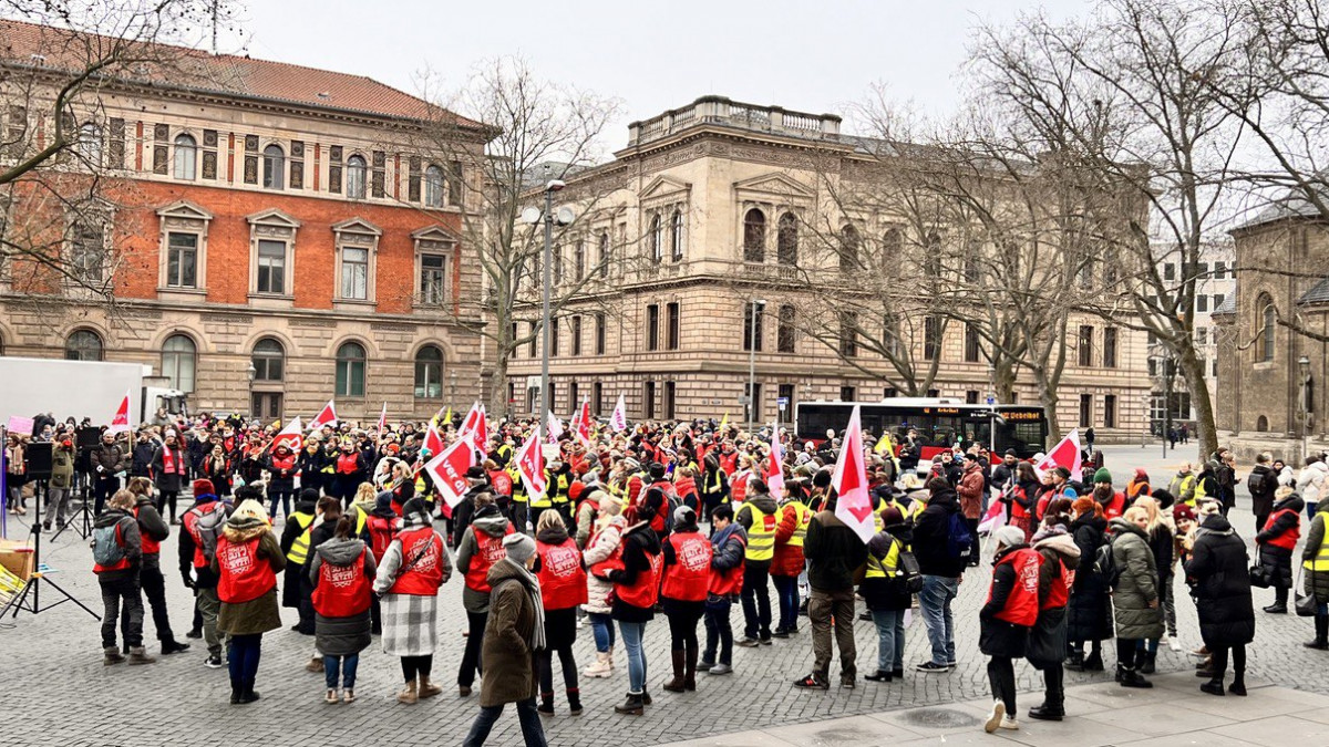 Streik Braunschweig Morgen
