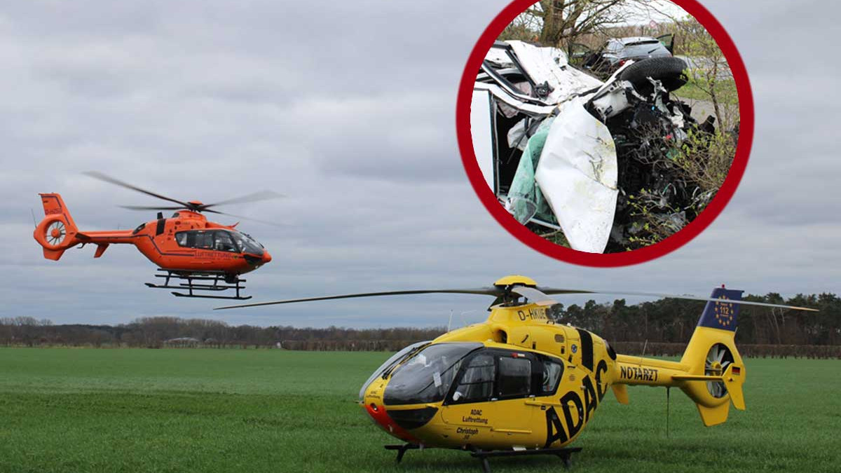 Gifhorn: Schwerer Unfall - Zwei Rettungshubschrauber im Einsatz | regionalHeute.de
