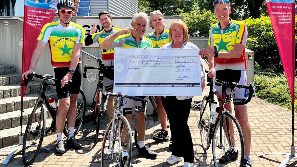 Strampeln für den Senegal: Benefiz-Radtour macht Station in Gifhorn ...