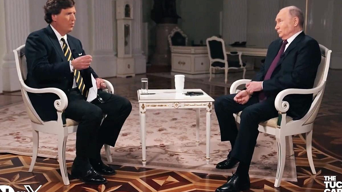Tucker Carlson veröffentlicht Interview mit Putin | regionalHeute.de