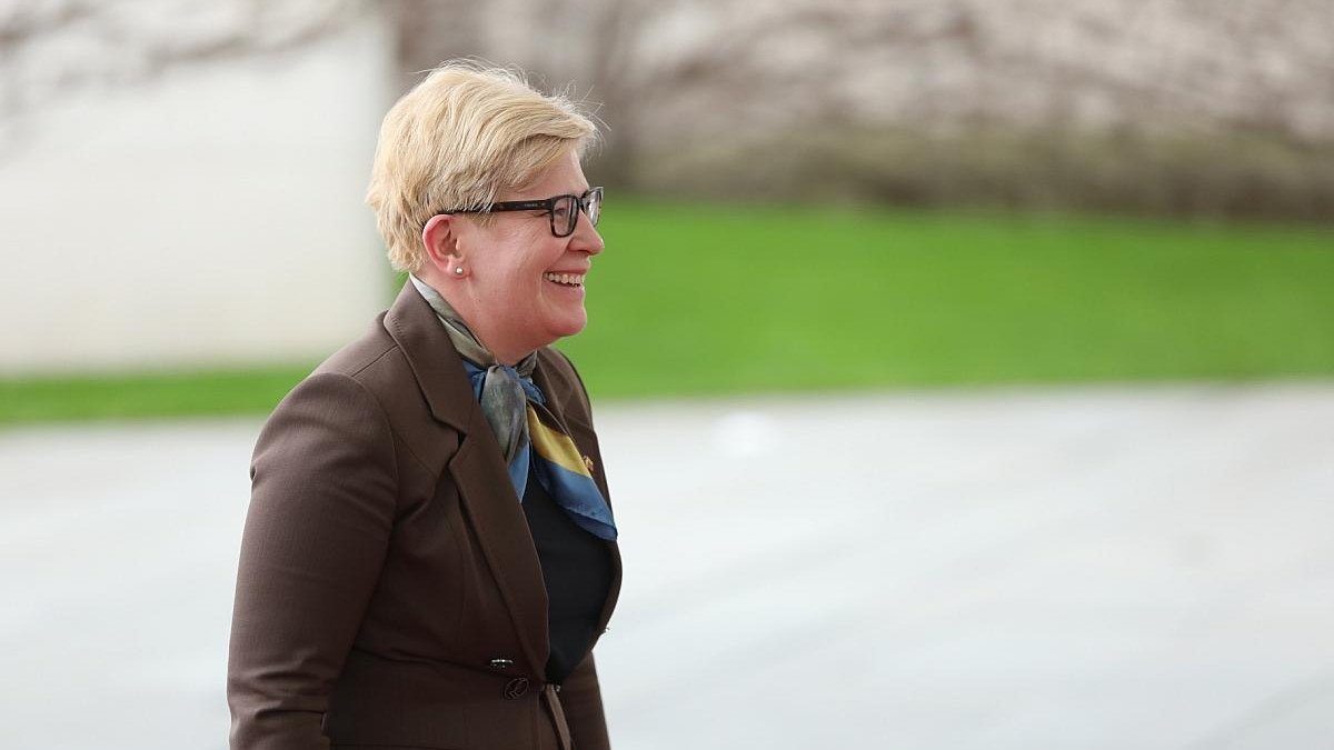 Ukraine: Litauens Ministerpräsidentin Simonyte gegen roten Linien ...